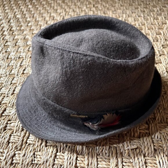 Stetson | Accessories | Vintage Stetson Benavides Trilby Hat In Brown ...